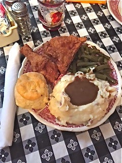 Southern Comfort by the Plate- Choose one meat, two sides, biscuit or ...